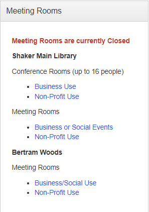 MeetingRoomInstructions | Shaker Heights Public Library